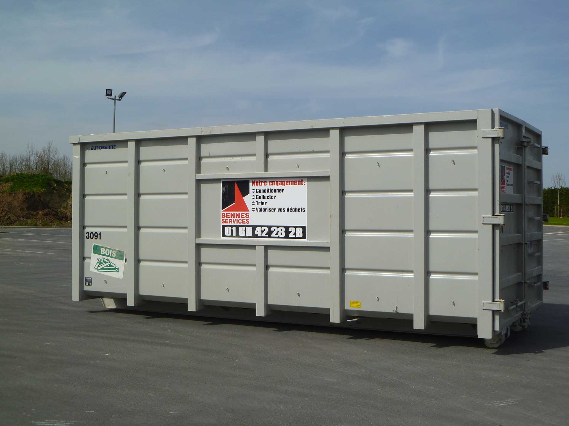 Ampliroll Ouverte 30m3 - Bennes Services